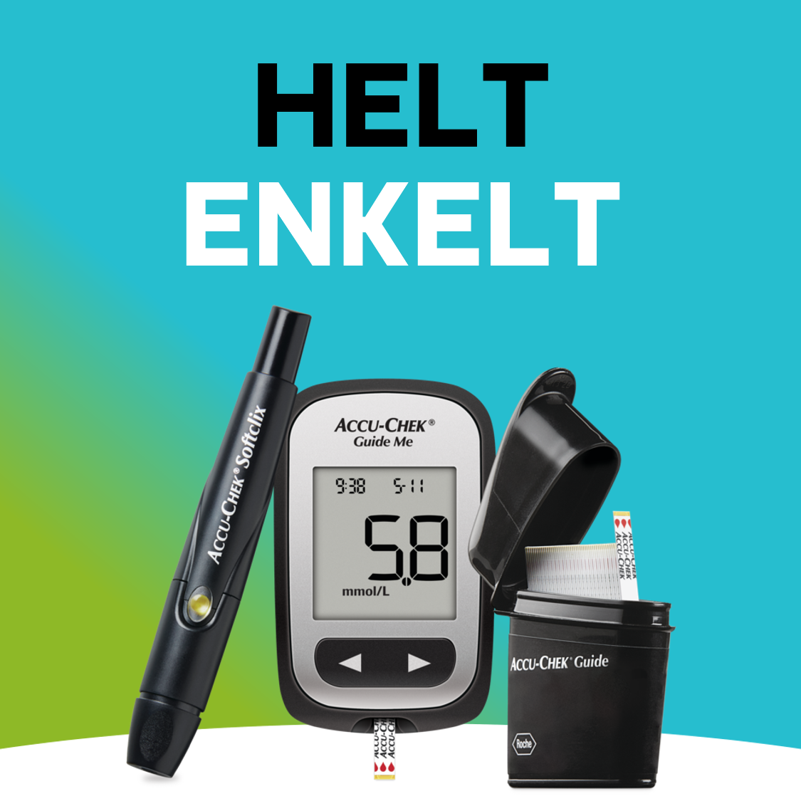 Accu-Chek Guide Me - enkelt og brukervennlig - Lev med diabetes.no